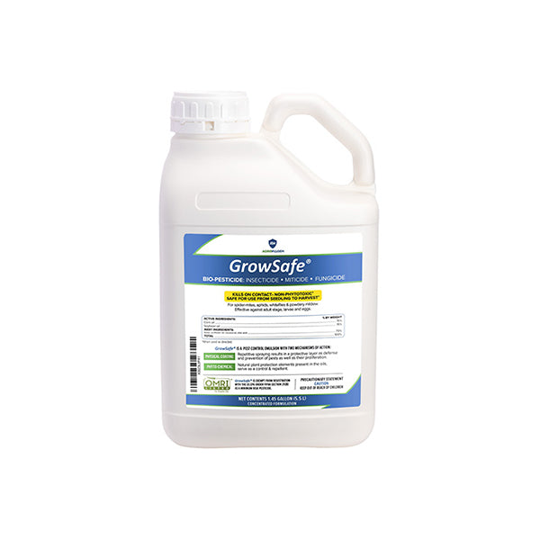 GrowSafe™ Bio-Pesticide, Organic Natural Miticide Insecticide, (1.45 ...