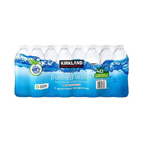 Kirkland Signature™ Bottled Water 16.9 fl oz, 40 ct./case (48 Cases/Pa ...