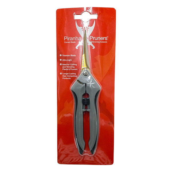 Piranha Pruners® Curved Blade Trimming Scissors, Titanium Blade ...